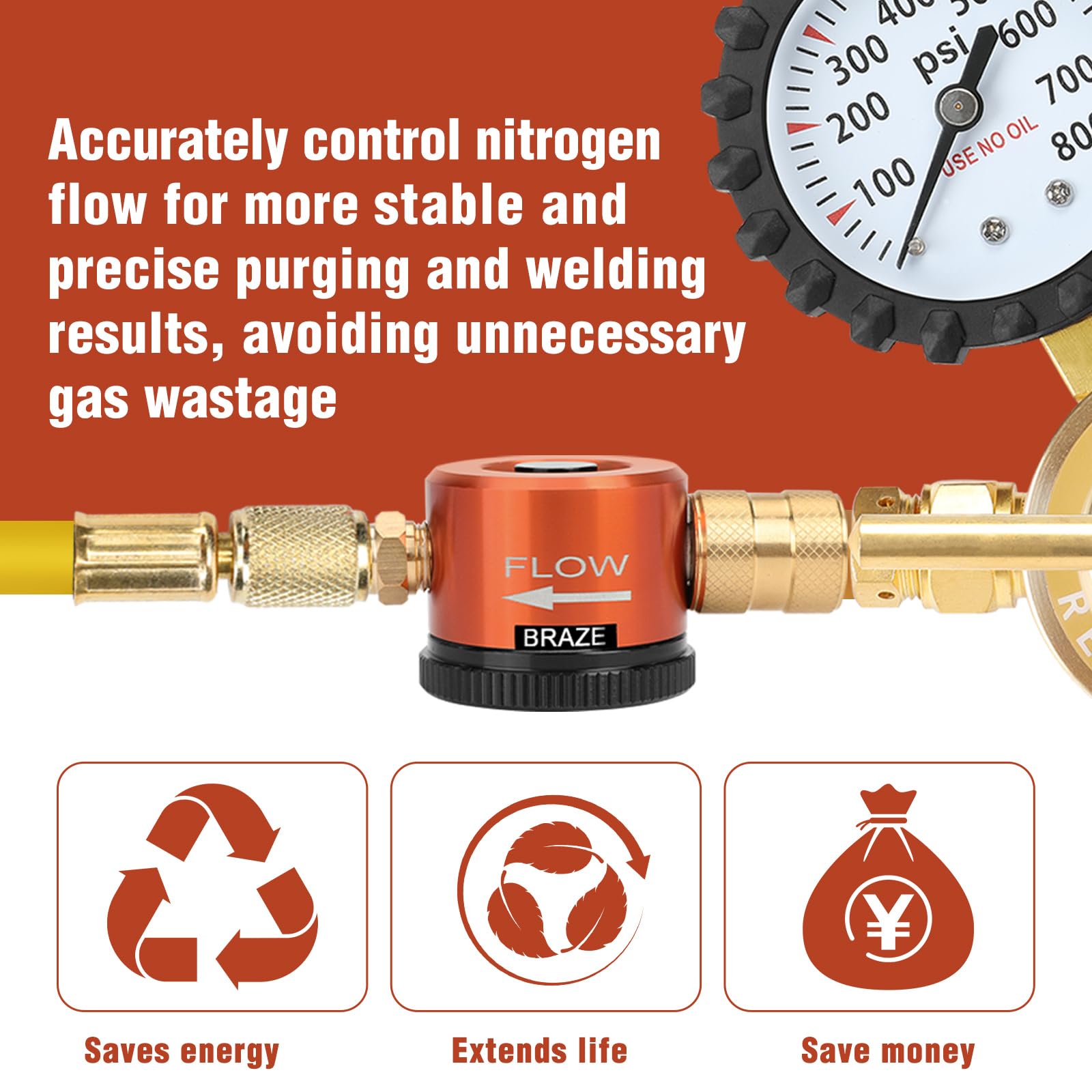 Snapklik.com : Nitrogen Purging Tool, Nitrogen Regulator, Essential ...