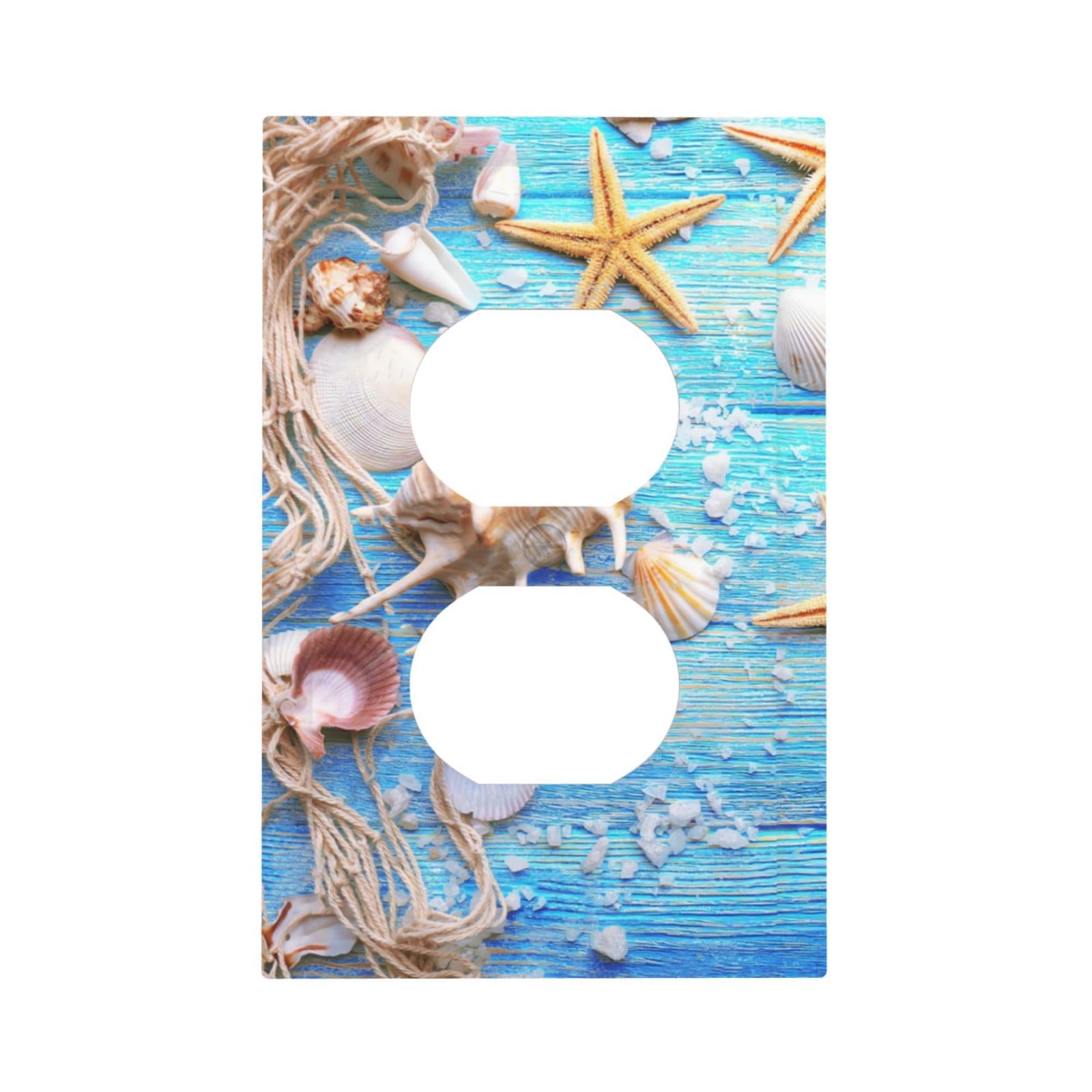 Beach Starfish 1 Gang Outlet Covers Duplex Receptacle Wall Plate ...