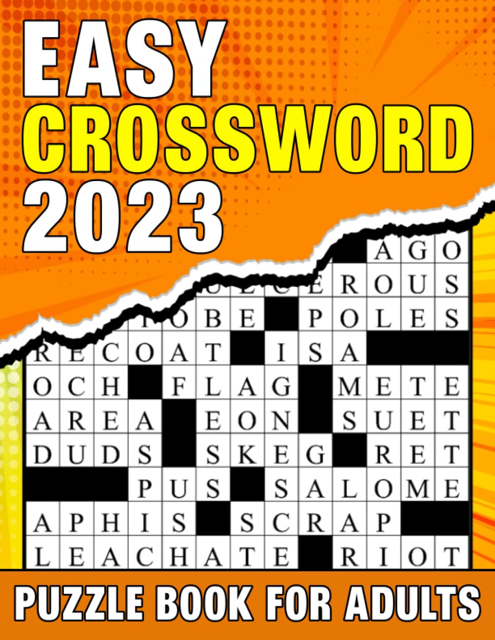 2023 Easy Crossword Puzzle Book For Adults: A Collection of Complex ...