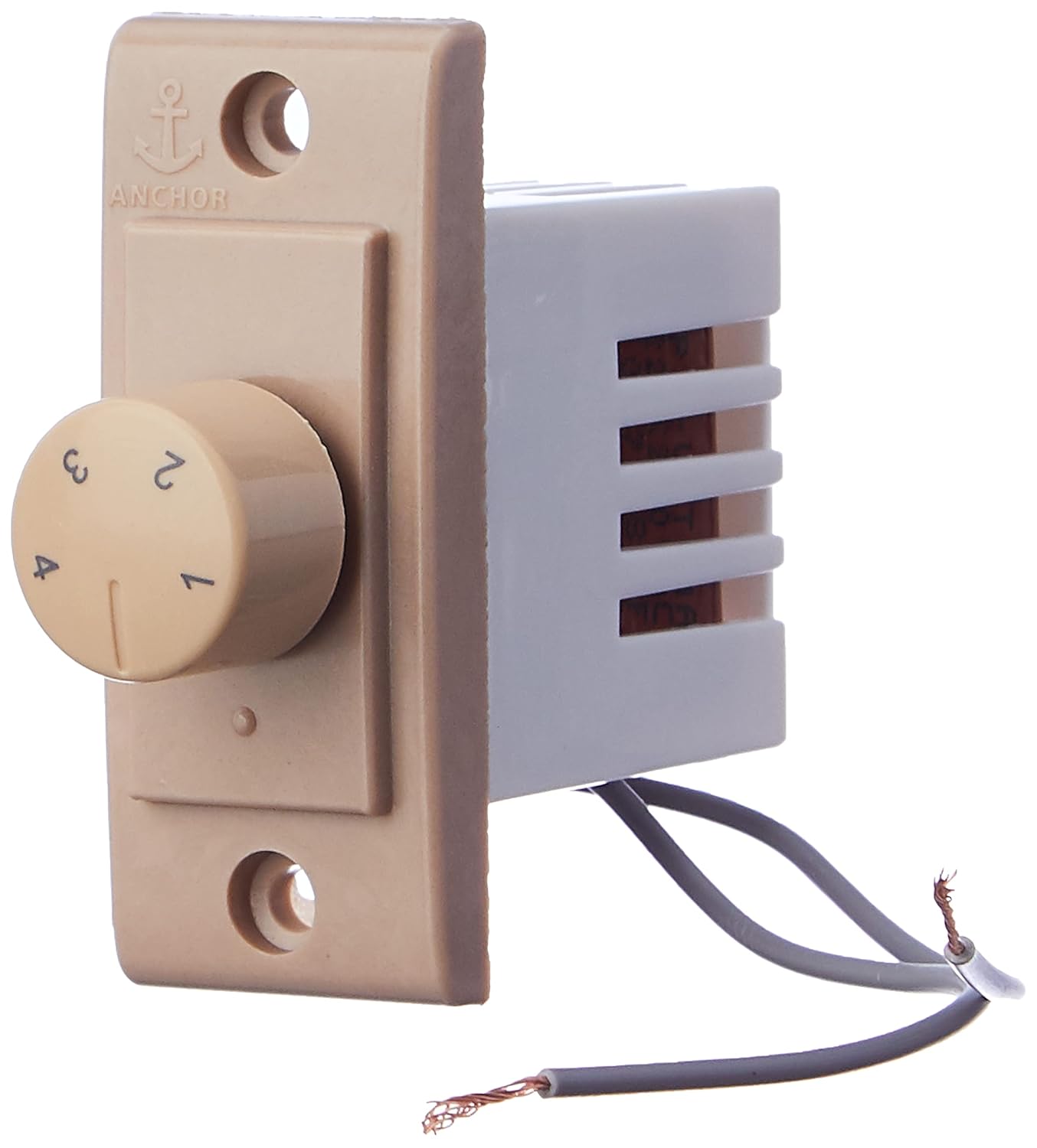 Anchor by Panasonic Penta EME Mini Fan Regulator 120/28 Ivory, Compact ...