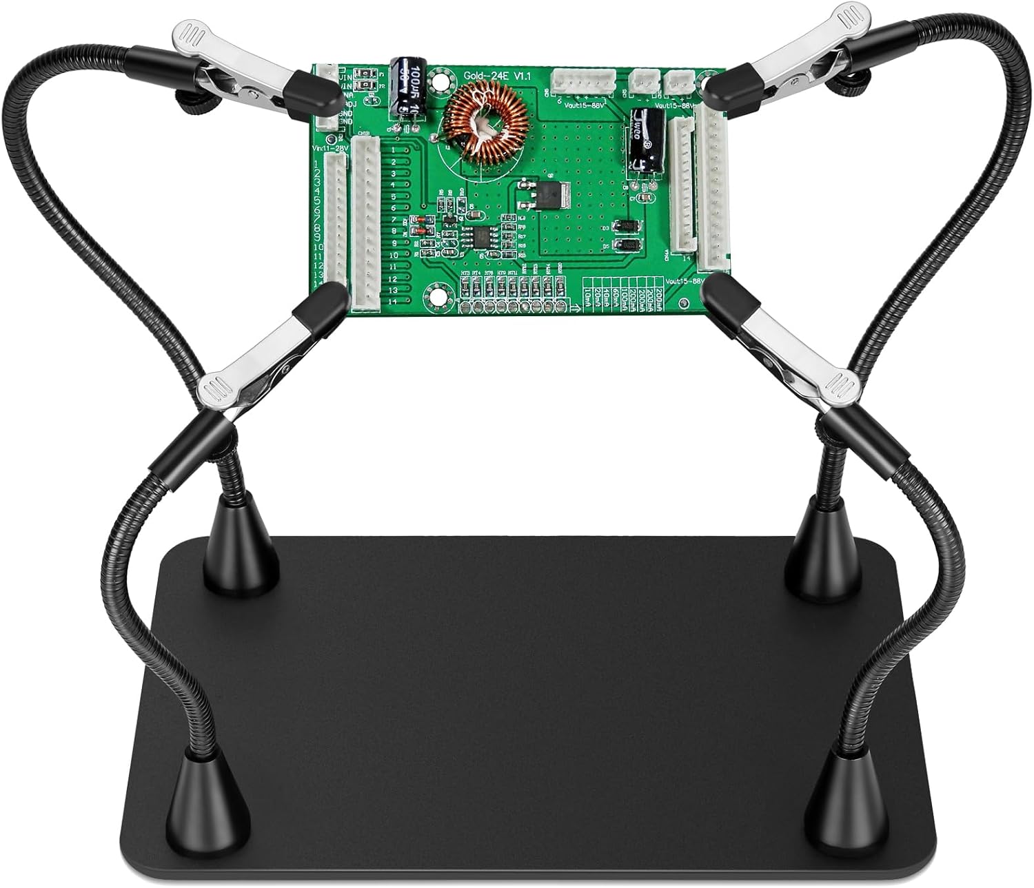 Magnetic Helping Hands Soldering Station PCB Holder Tool with Base, 4 ...