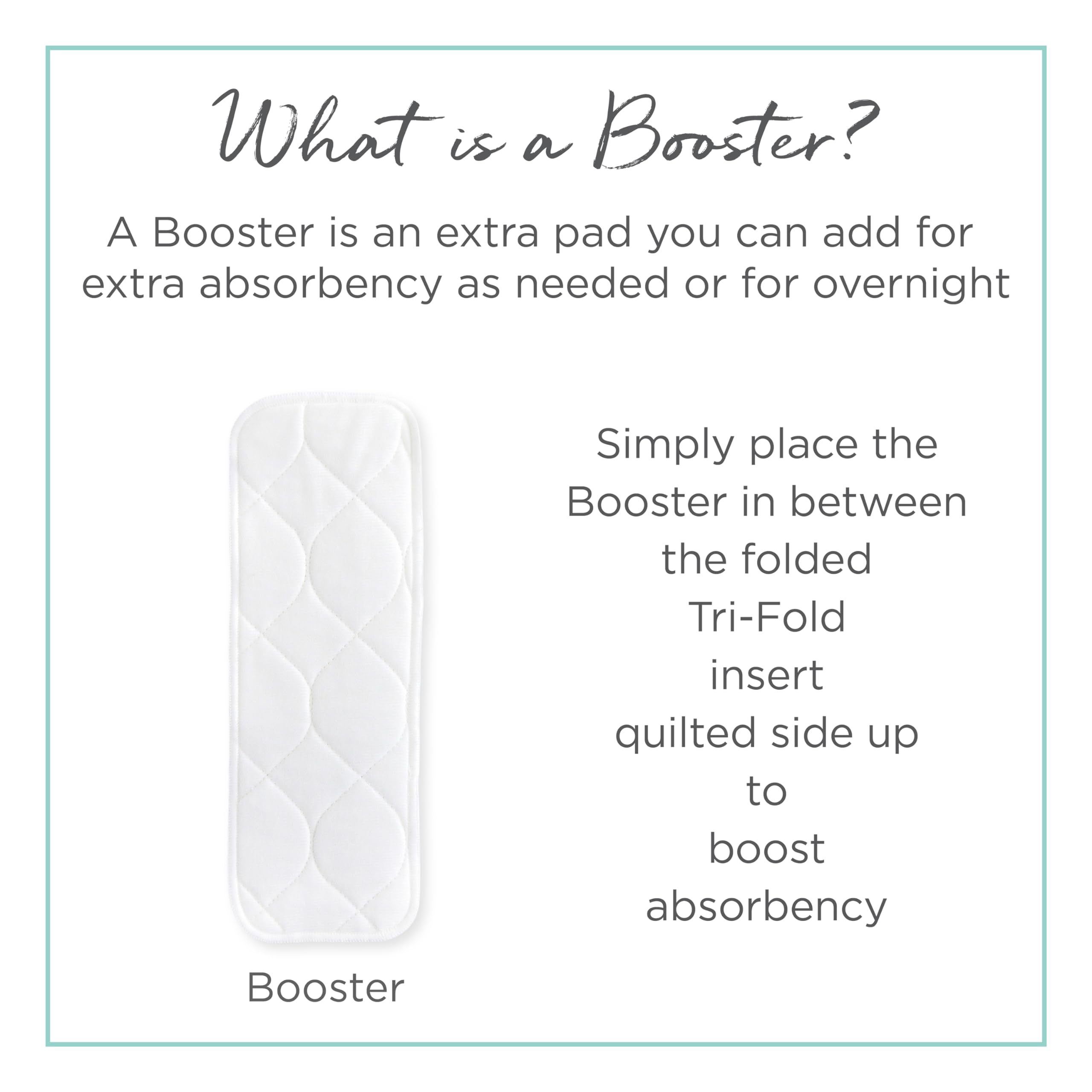 Snapklik.com : Super Boosties Cloth Diaper Reusable Inserts, Set Of 10 ...