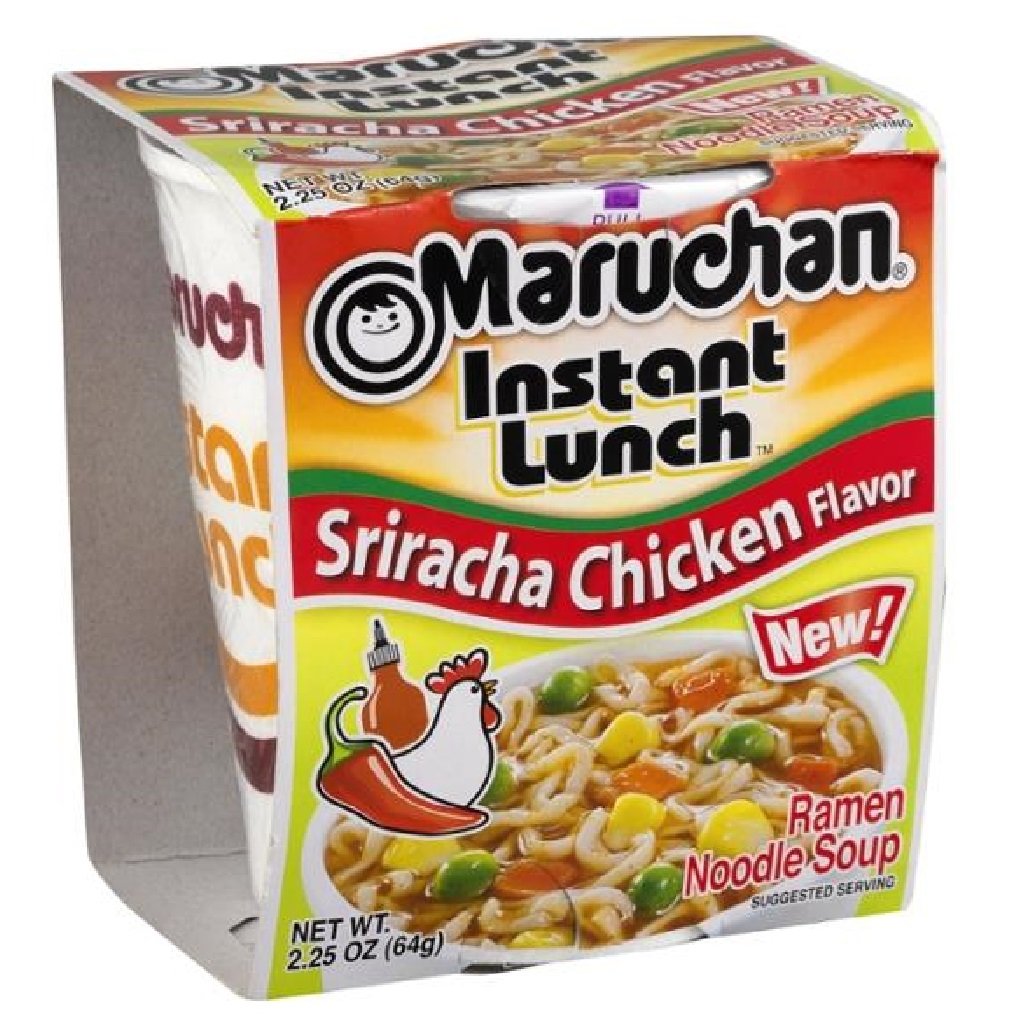Amazon.com : Maruchan Instant Lunch Sriracha Chicken, 2.25 oz (Pack of ...
