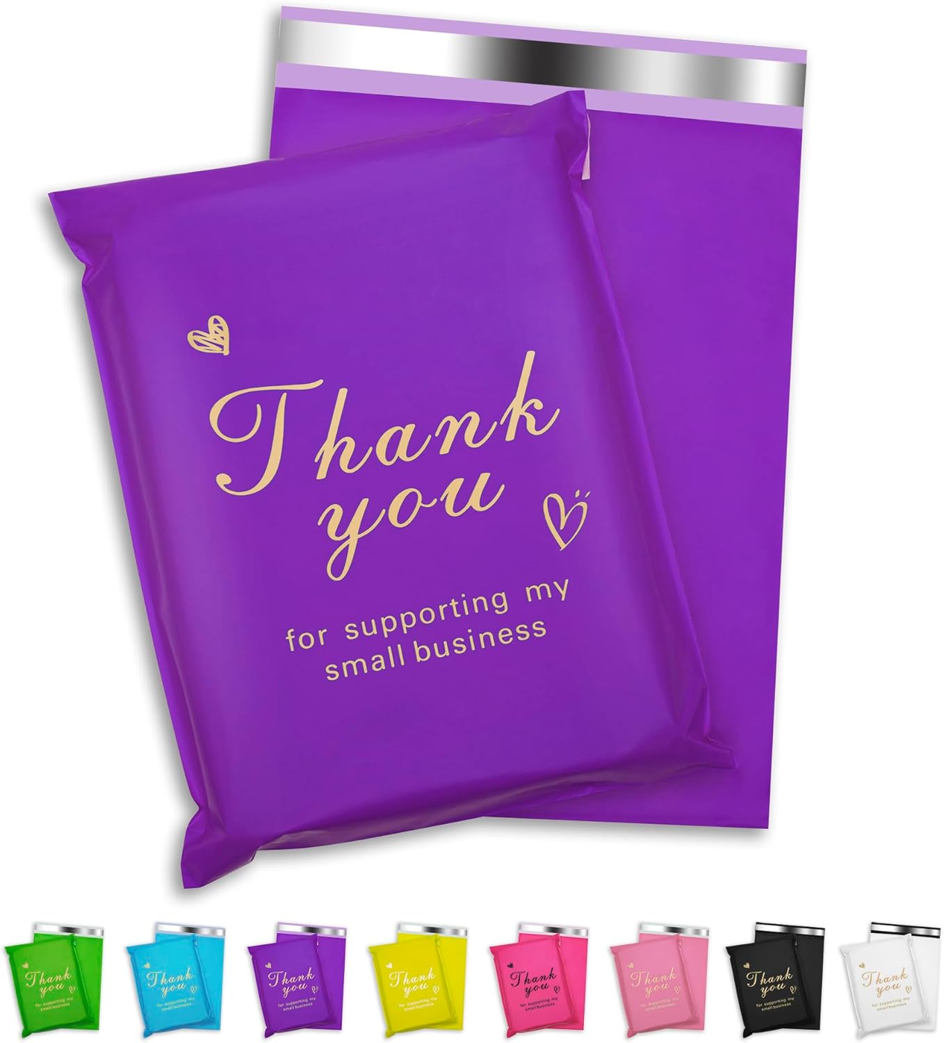 Amazon.com : Jowlroel Thank You Poly Mailer 6x9 Inch 100 Pcs ...