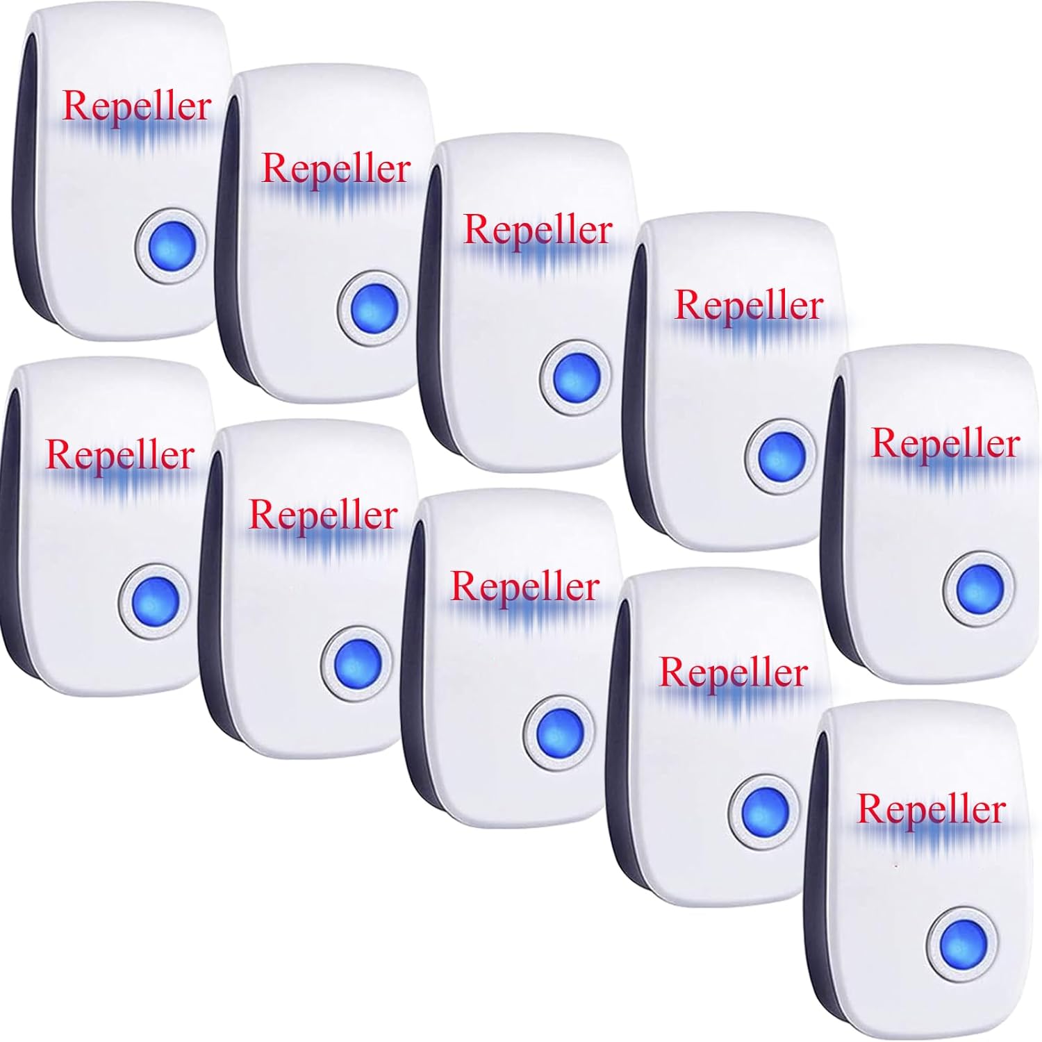 Amazon.com: Ultrasonic Pest Insect Repeller 10 Pack Repellent Plug in ...