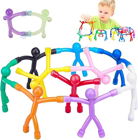 11PCS Fridge Magnets Men, Mini Man Magnetic Toy, Small Colorful Magnets ...