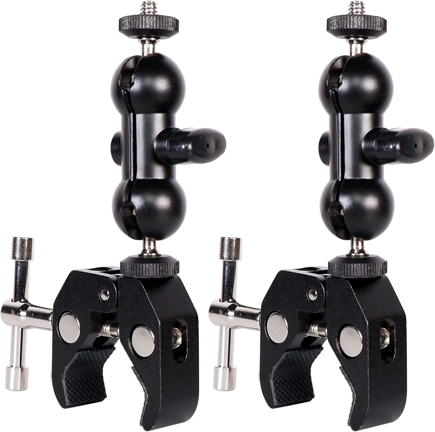 Amazon.com : QYXINC Cool Dual Ball Head Magic Arm Adapter Camera Clamp ...