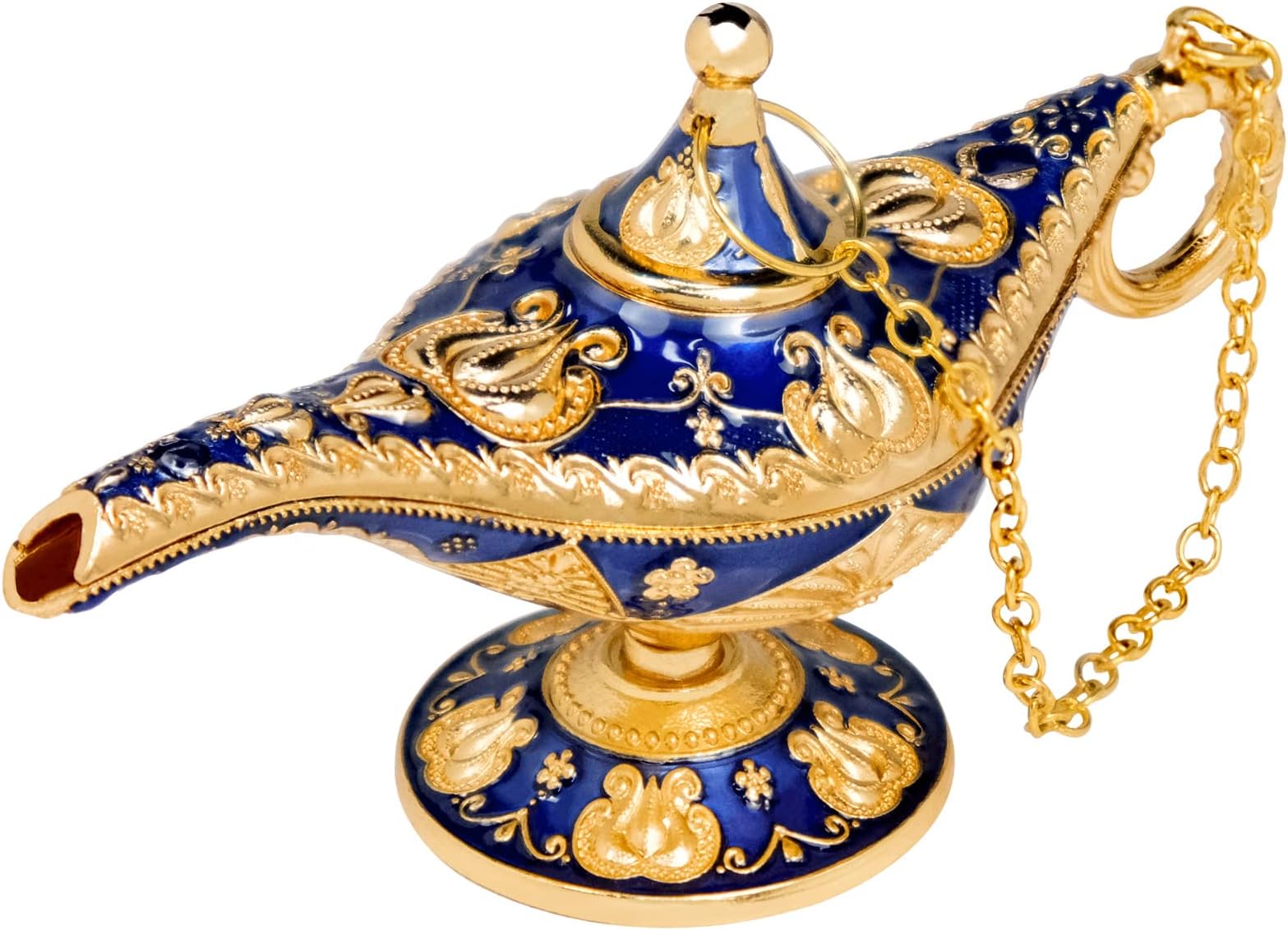 Amazon.com: Vintage Aladdin Magic Genie Lamp Pot, Wishing Light Alloy ...