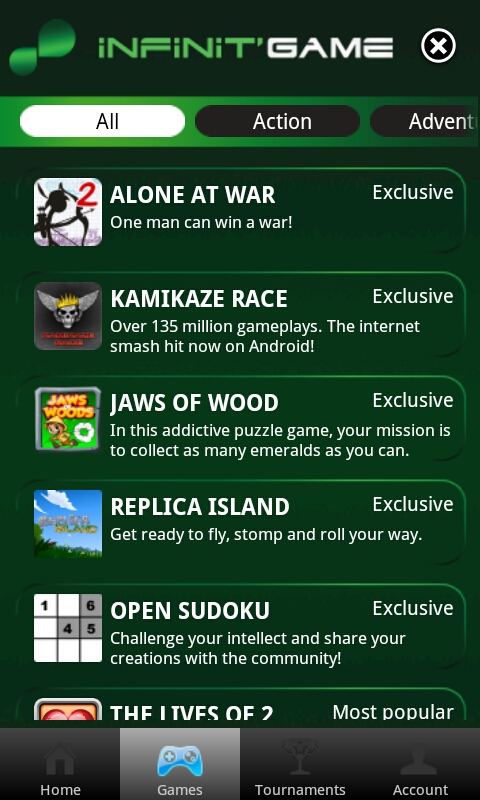 INFINIT'GAME - Premium games:Amazon.de:Appstore for Android