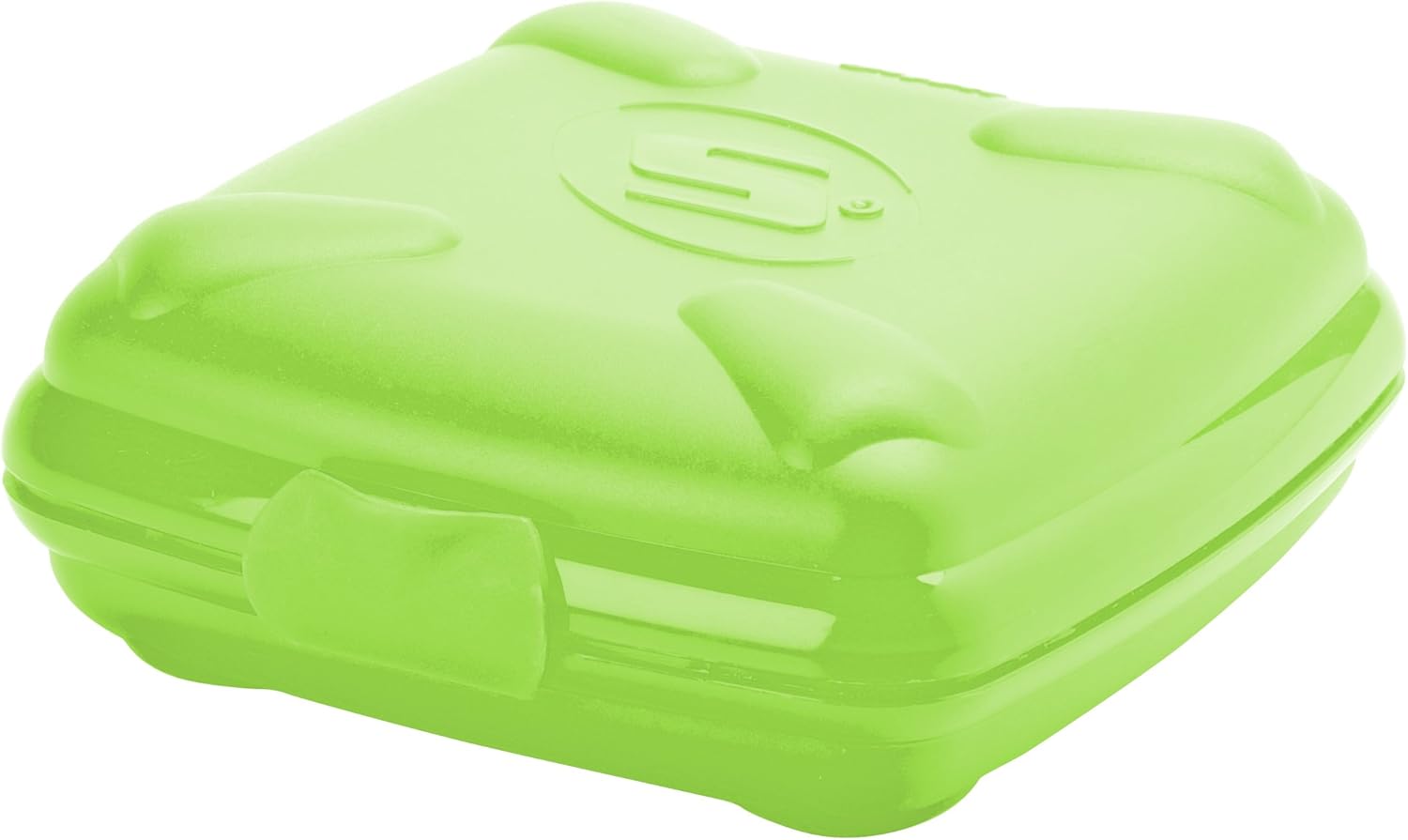 SMASH Nude Food Movers Sandwich-Box, Plastik, grün, 14 x 14 x 5 cm ...