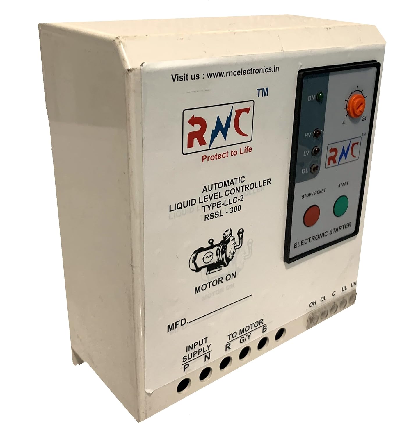 RNC Elactronics Monoblock Starter Liquid Level Controllers, Voltage ...