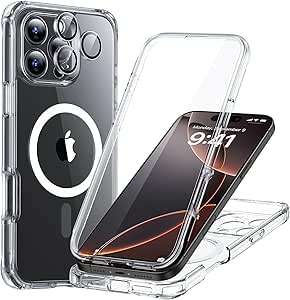 Amazon.com: ESR for iPhone 16 Pro Max Case, Compatible with MagSafe, Full-Body Military-Grade ...