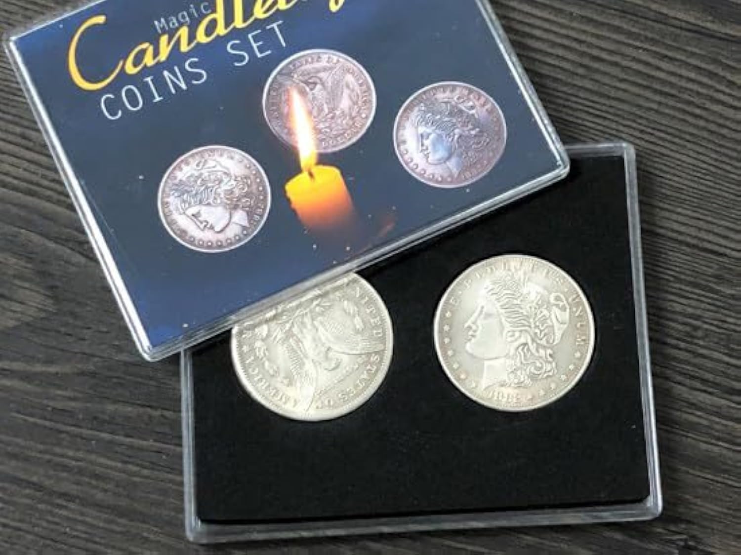 Amazon.com: MOMOMAGE Candlelight Coins Set(1 Flipper Coin+1 Expanded ...