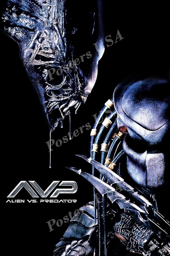 Amazon.com: PremiumPrints - Alien vs Predator Movie Poster Glossy ...