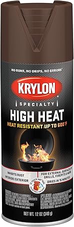 Amazon.com: Krylon High Heat, Flat, Brown, 12 oz : Tools & Home Improvement