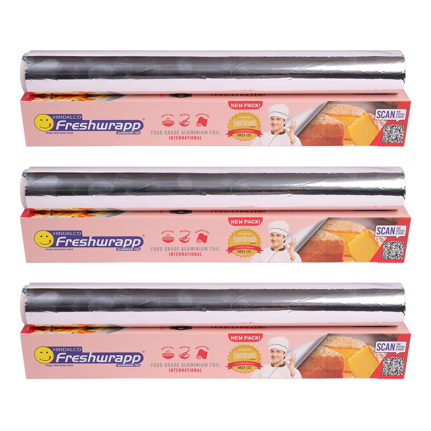 Hindalco Freshwrapp International Aluminium Foil 8 Meters, 18 microns ...