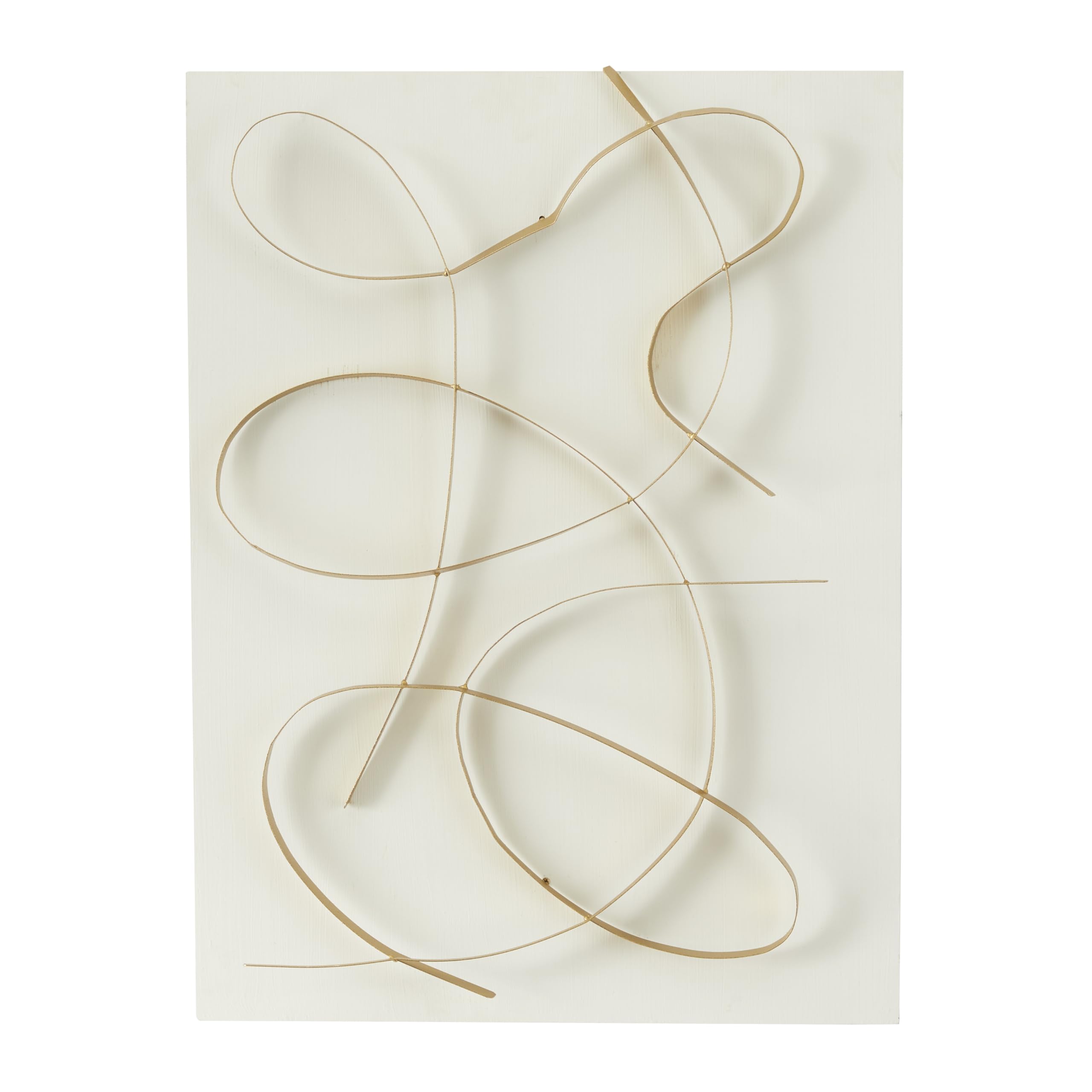 Amazon.com: CosmoLiving by Cosmopolitan Metal Abstract Home Wall Decor ...