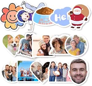 Amazon.com: Generic 1024pcs Stickers Custom Design Your Own Vinyl ...