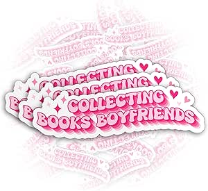 Amazon.com: (3Pcs) Collecting Books Boyfriends Sticker Book Lover ...