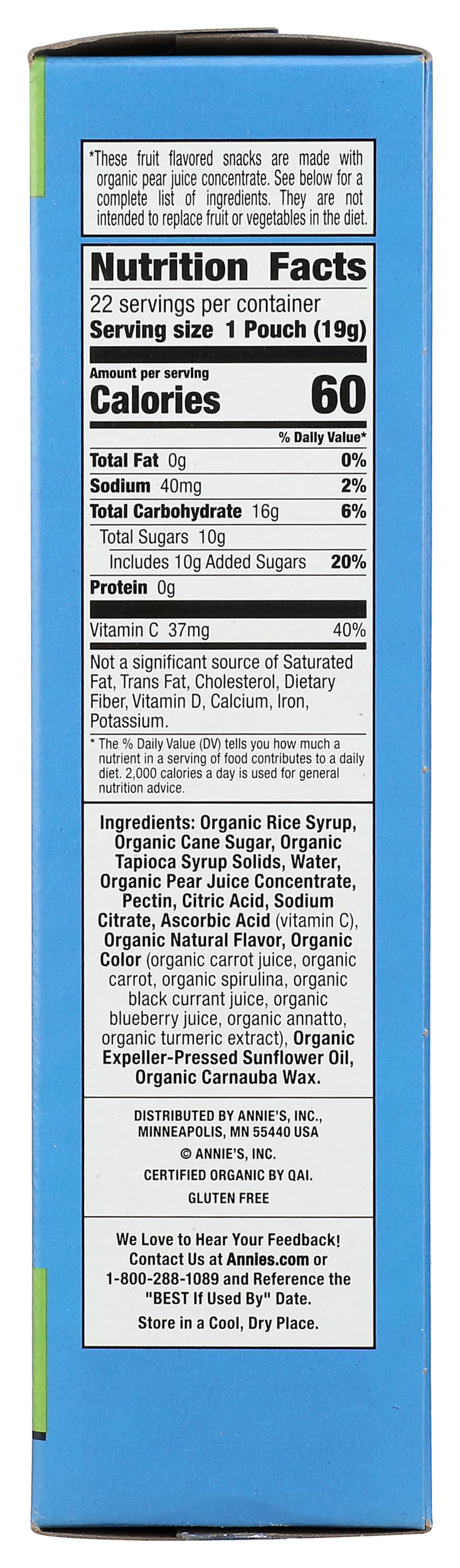 Snapklik.com : Annies Organic Building Blocks Fruit Flavored Snacks