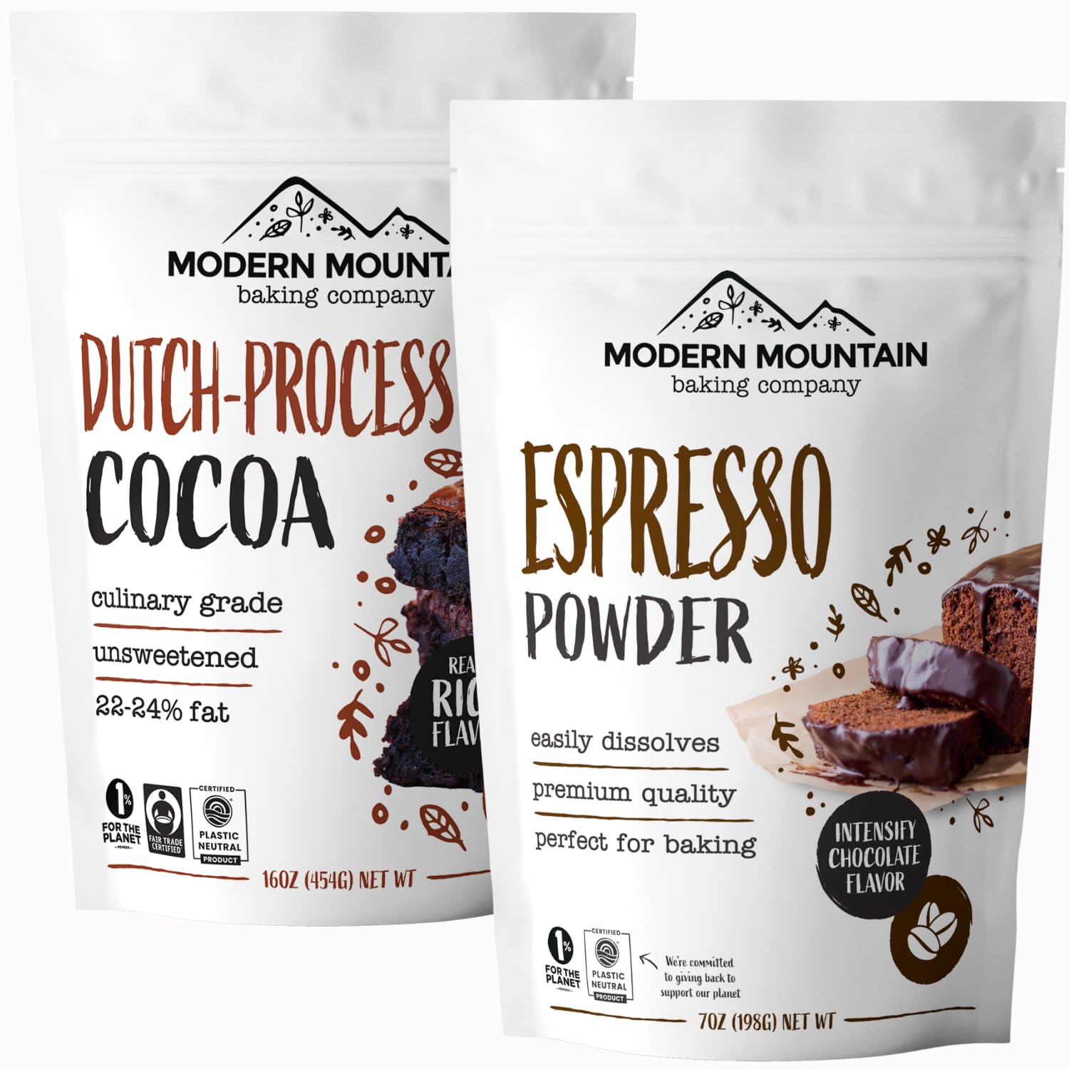 Amazon.com : Dutch-Process Cocoa and Espresso Powder Bundle - Chocolate ...