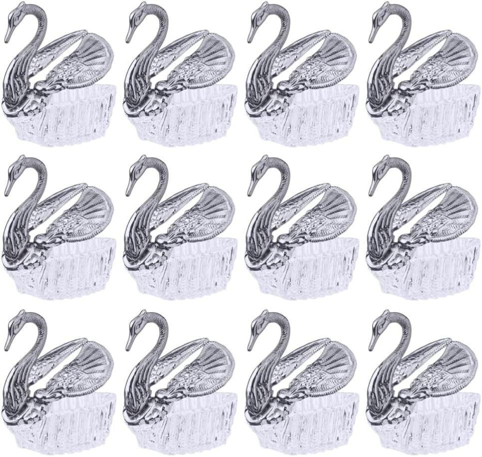 Amazon.com: 12pcs Swan Candy Boxes Favor Boxes Swan Shower Birthday ...