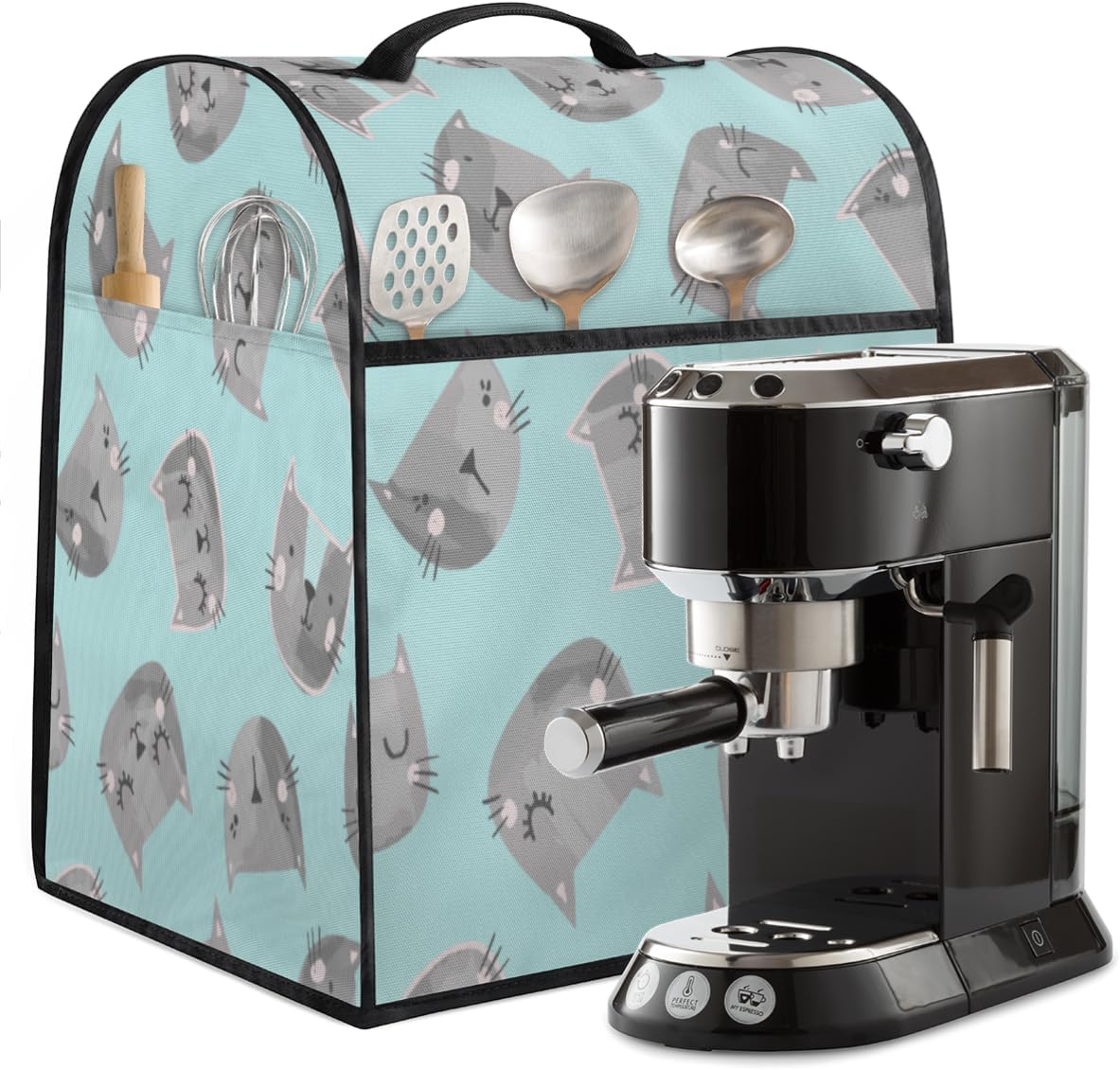 Amazon.com: Cute Grey Cat Kitchen Aid Mixer Cover Compatible with 6-8 ...