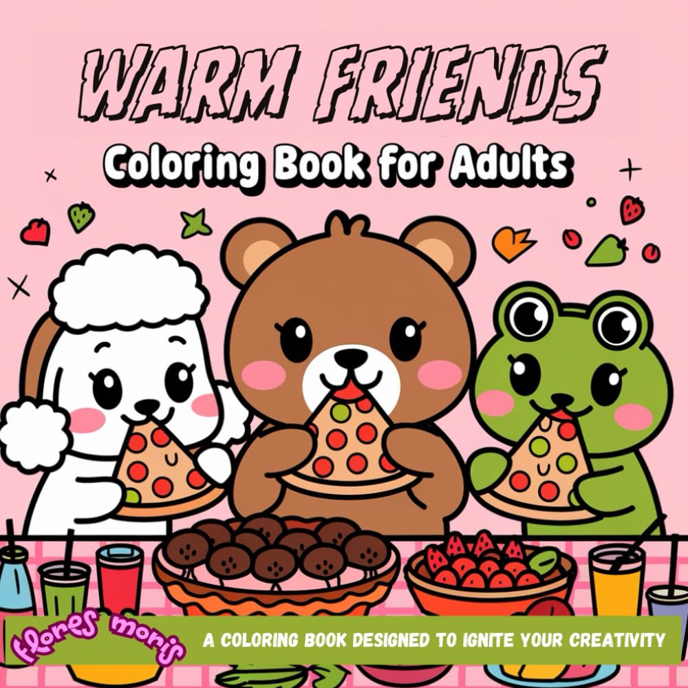 Warm Friends: Stories of Loyalty and Love Coloring Book for Adults and ...