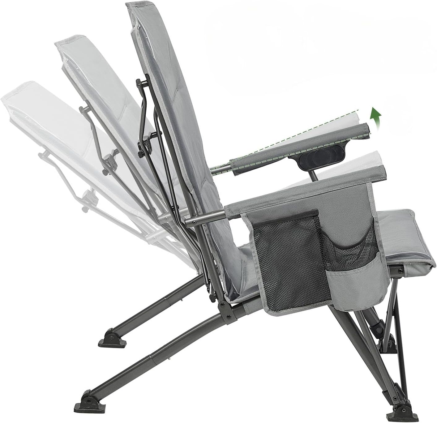 Amazon.com : TIMBER RIDGE Folding Camping Chair - Low Profile Heavy ...