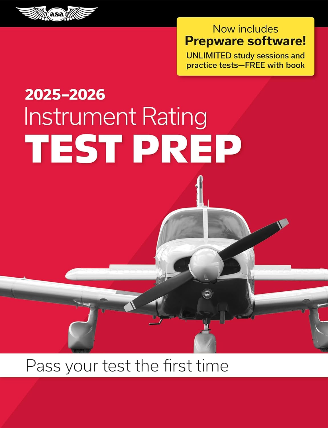 Instrument Rating Test Prep 2025-2026: Paperback plus software―pass ...