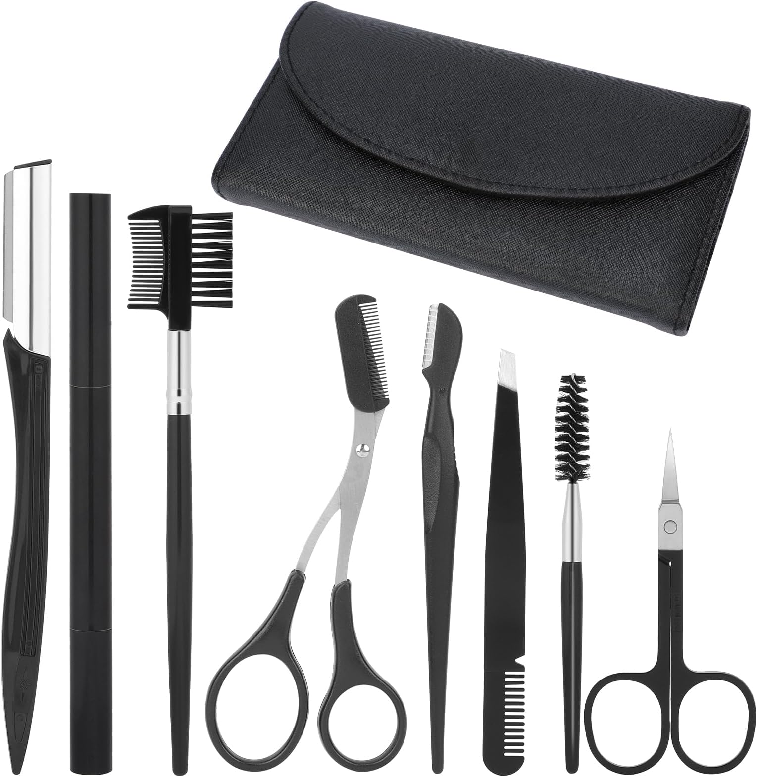 Amazon.com: Professional Eyebrow Shaping Grooming Kit,8PCS/SET Eyebrow ...