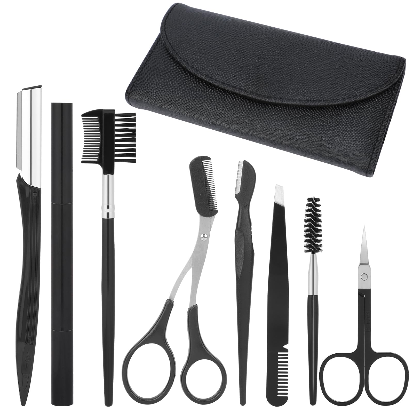 Amazon.com: Professional Eyebrow Shaping Grooming Kit,8PCS/SET Eyebrow ...