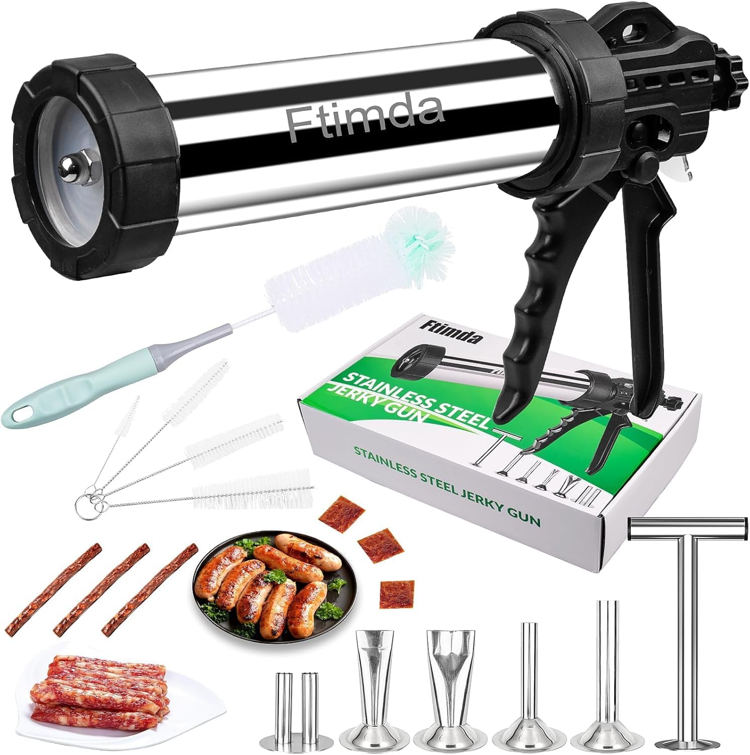 Amazon.com: HK Jerky Gun Kits, Jerky Maker Gun, Beef Jerky Gun, 2.5 ...