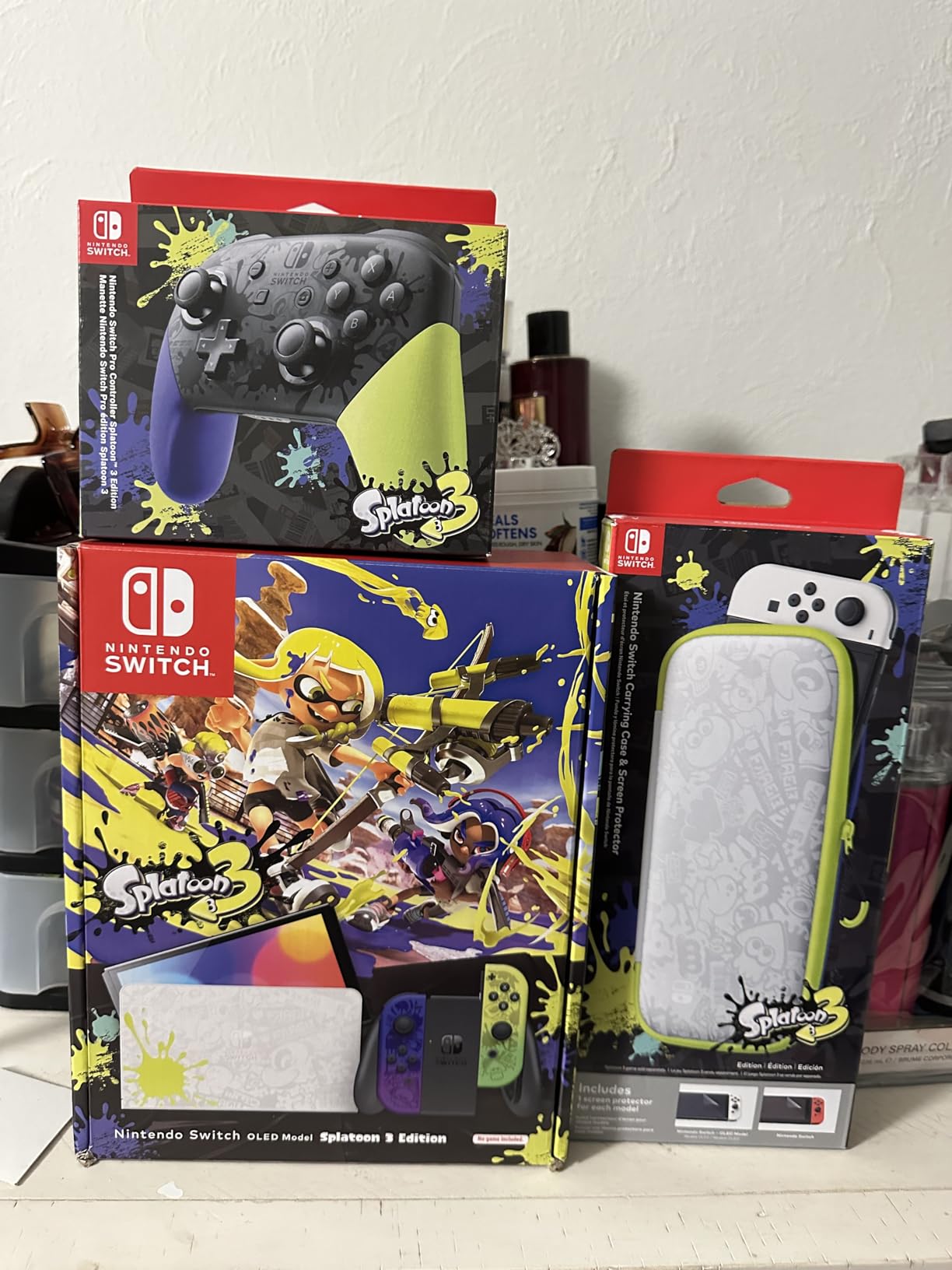 Amazon.com: Nintendo Switch Pro Controller - Splatoon 3 Edition (Switch)