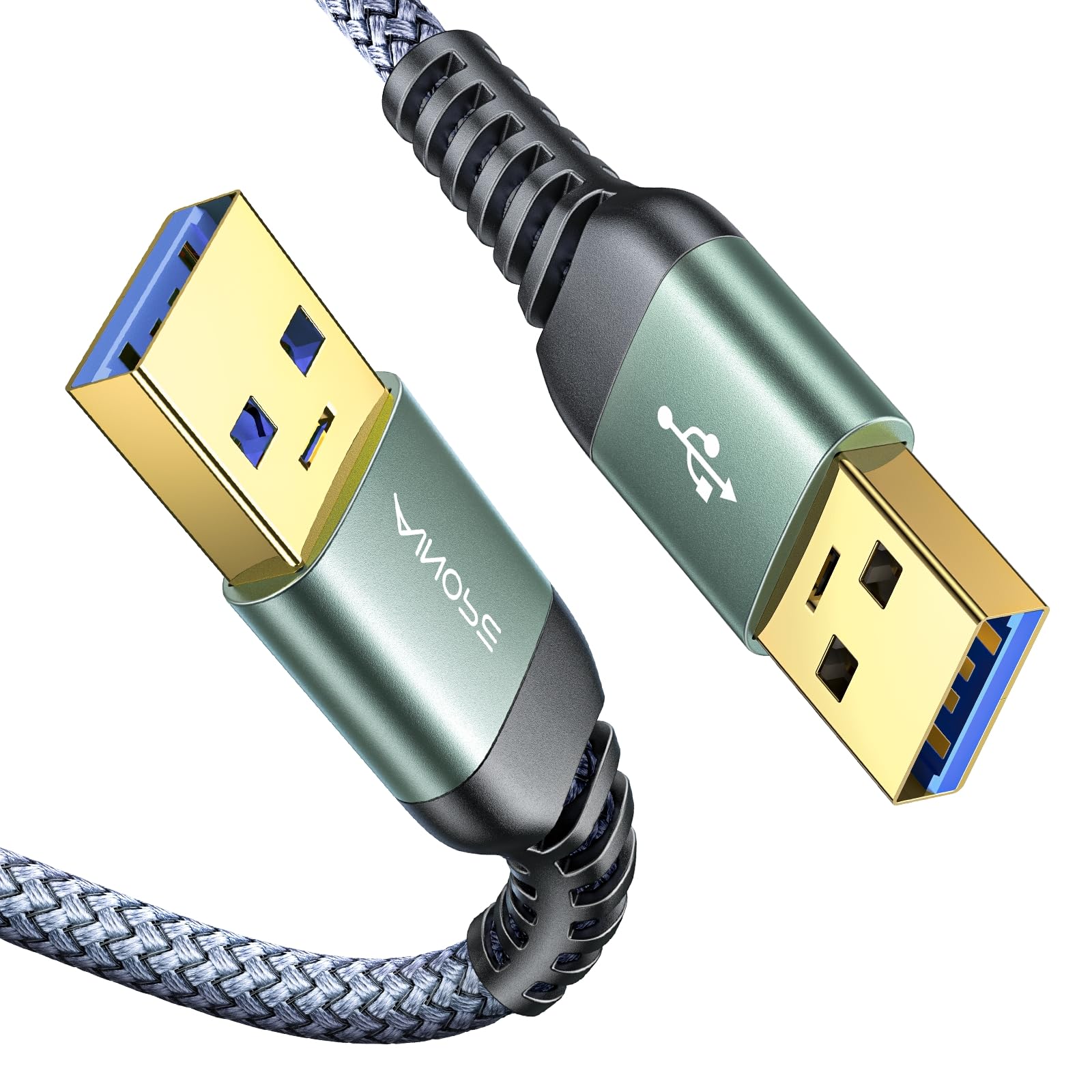 Amazon.com: AINOPE USB to USB Cable,USB 3.0 A to A Male Cable, [Never ...
