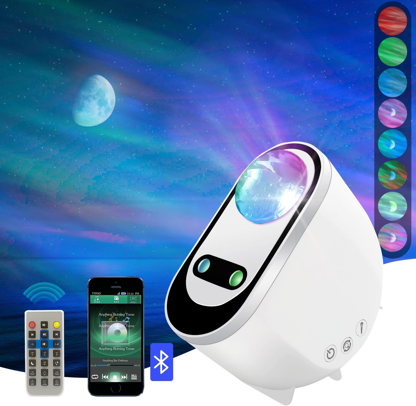 Galaxy Projector, 3 in 1 Star Projector with Remote Control, Nebula ...