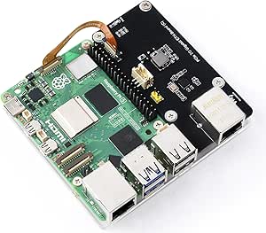 Amazon.com: PCIe to Gigabit ETH Board for Raspberry Pi 5, Supports ...