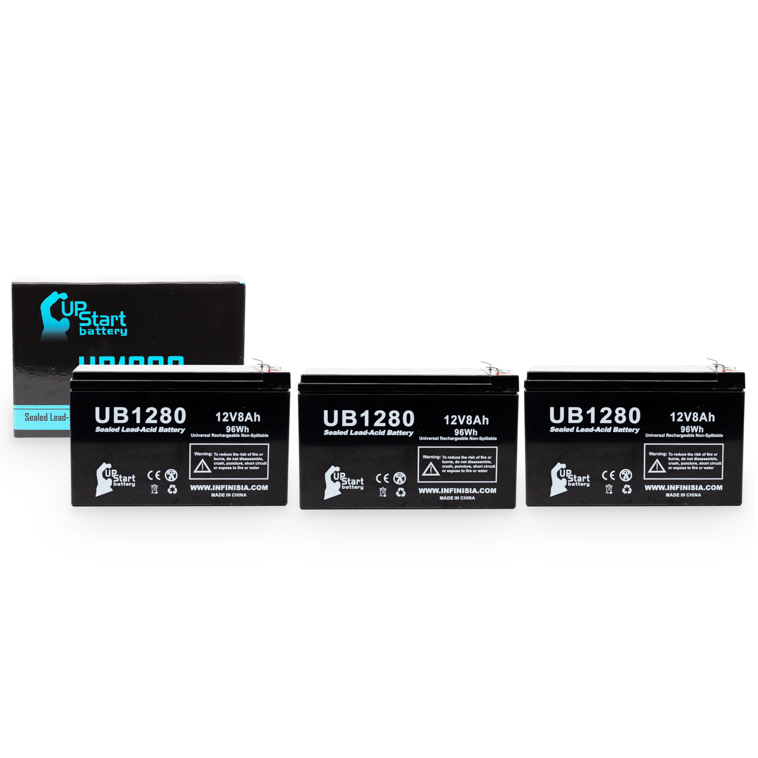 Amazon.com: 3 Pack Replacement for Tripp Lite OMNIVS800 Battery ...