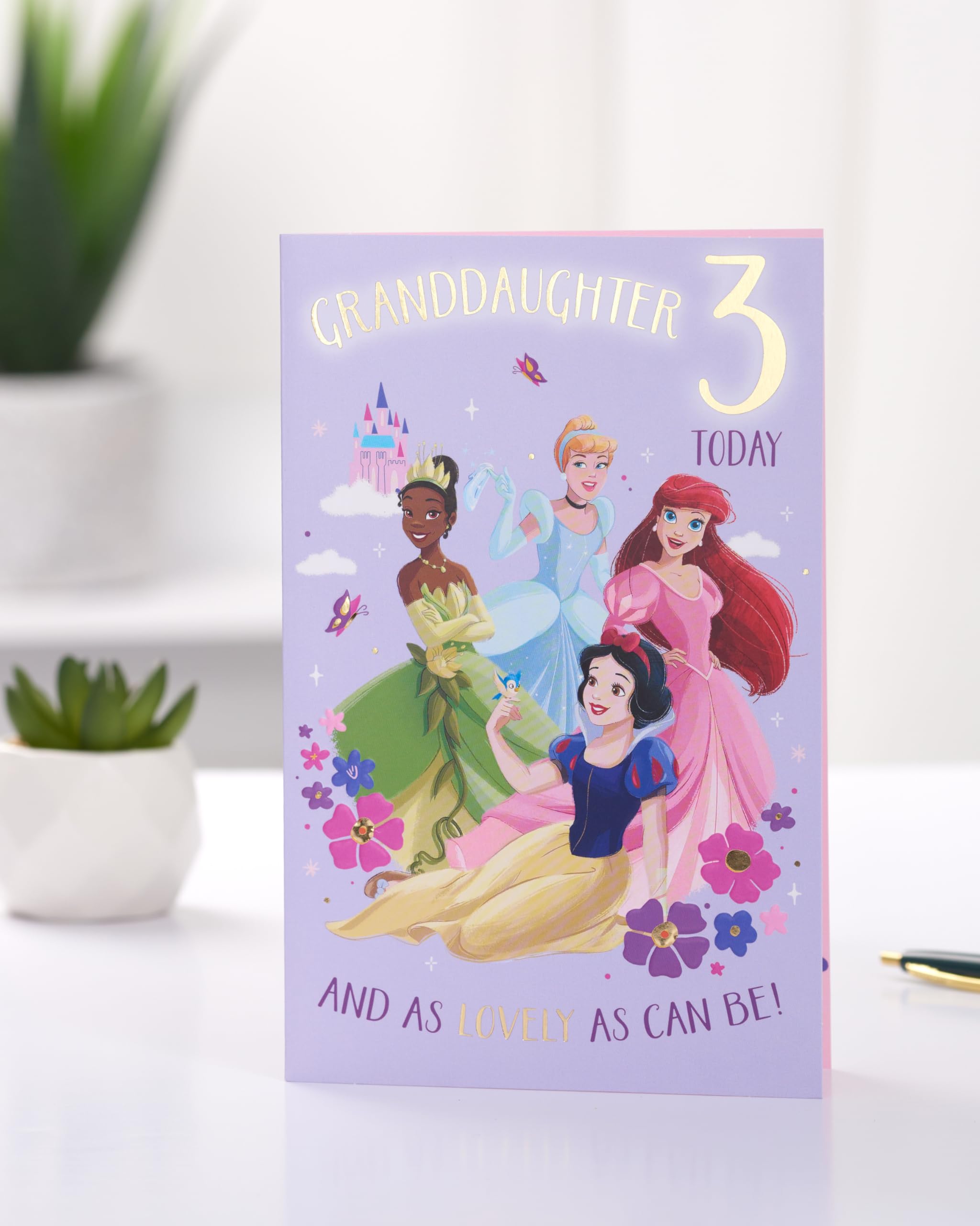 Princess Tiana Happy Birthday Card 18" The Princess & The Frog Happy