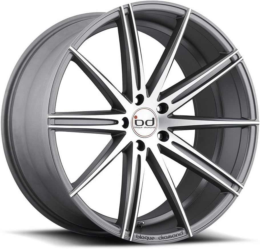 Amazon.com: BLAQUE DIAMOND BD-9 WHEELS 22x9 5x115 +15 71.5 Matte ...