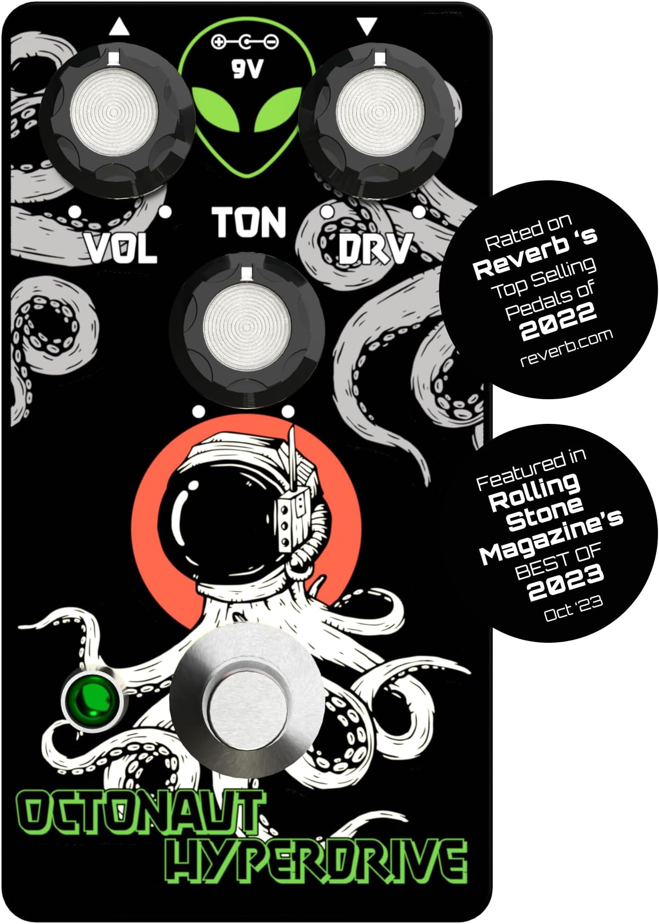 Amazon.com: Octonaut Hyperdrive - Transparent Overdrive Effects Pedal ...