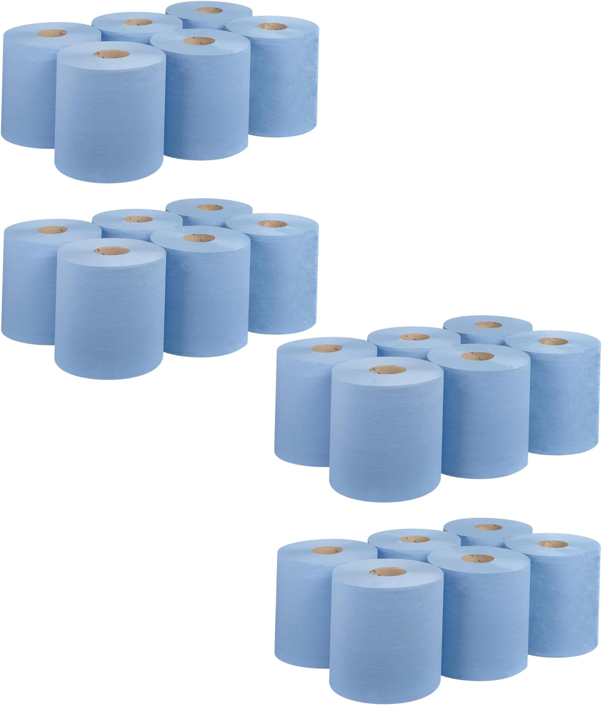 Bargain Factory Blue CENTREFEED Rolls 2 PLY 12 Pack Paper Towels Hand ...