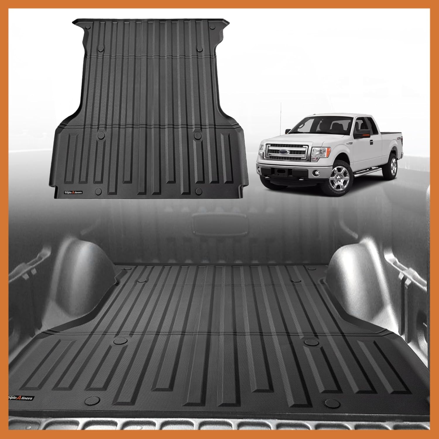TripleAliners Truck Bed Mat Compatible with 2004-2014 Ford F150 ...