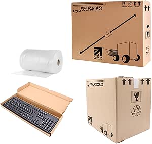 PC Shipping Box Kit includes PC Tower Cardboard Box (59.6cm x 48cm x 31 ...
