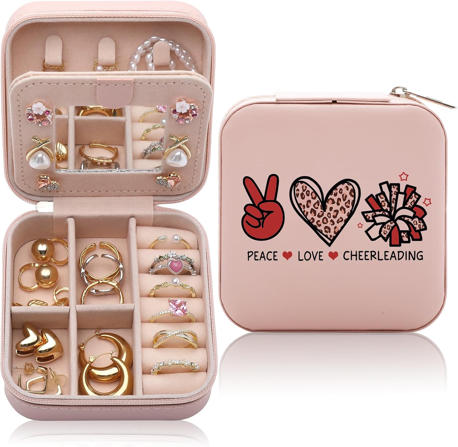 Amazon.com: CEASQVAA Cheerleading Gifts Jewelry Box for Women, Gifts ...