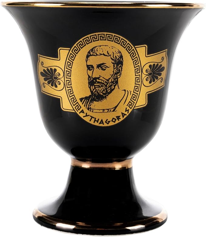 Amazon.com | BEAUTIFUL GREEK STATUES Pythagoras Cup of Justice ...