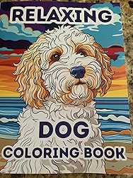 Amazon.com: Relaxing Dog Coloring Book: 50 Stress Relieving Dog ...