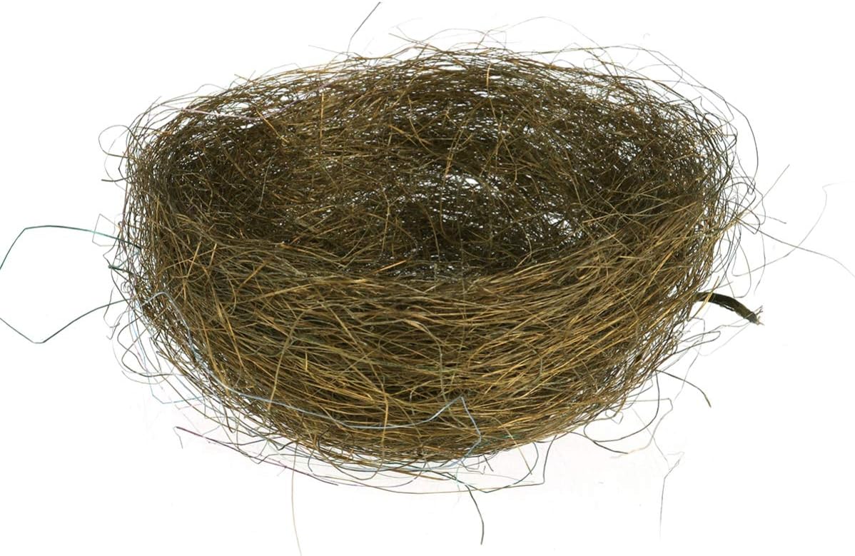 Amazon.com: GANAZONO 3pcs Artificial Bird Nest Easter Colored Thread ...