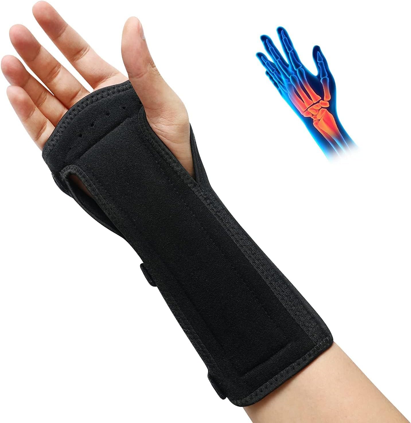 Paskyee Carpal Tunnel Wrist Brace for Men and Women, Adjustable Wrist ...