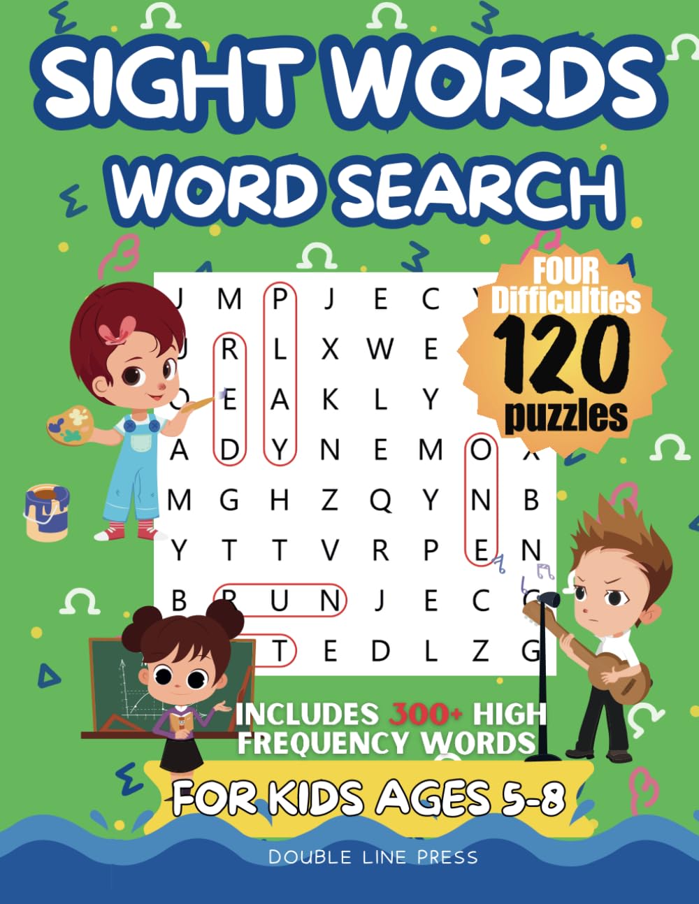 Amazon.com: Sight words word search for kids ages 5-8: 120 Word Search ...